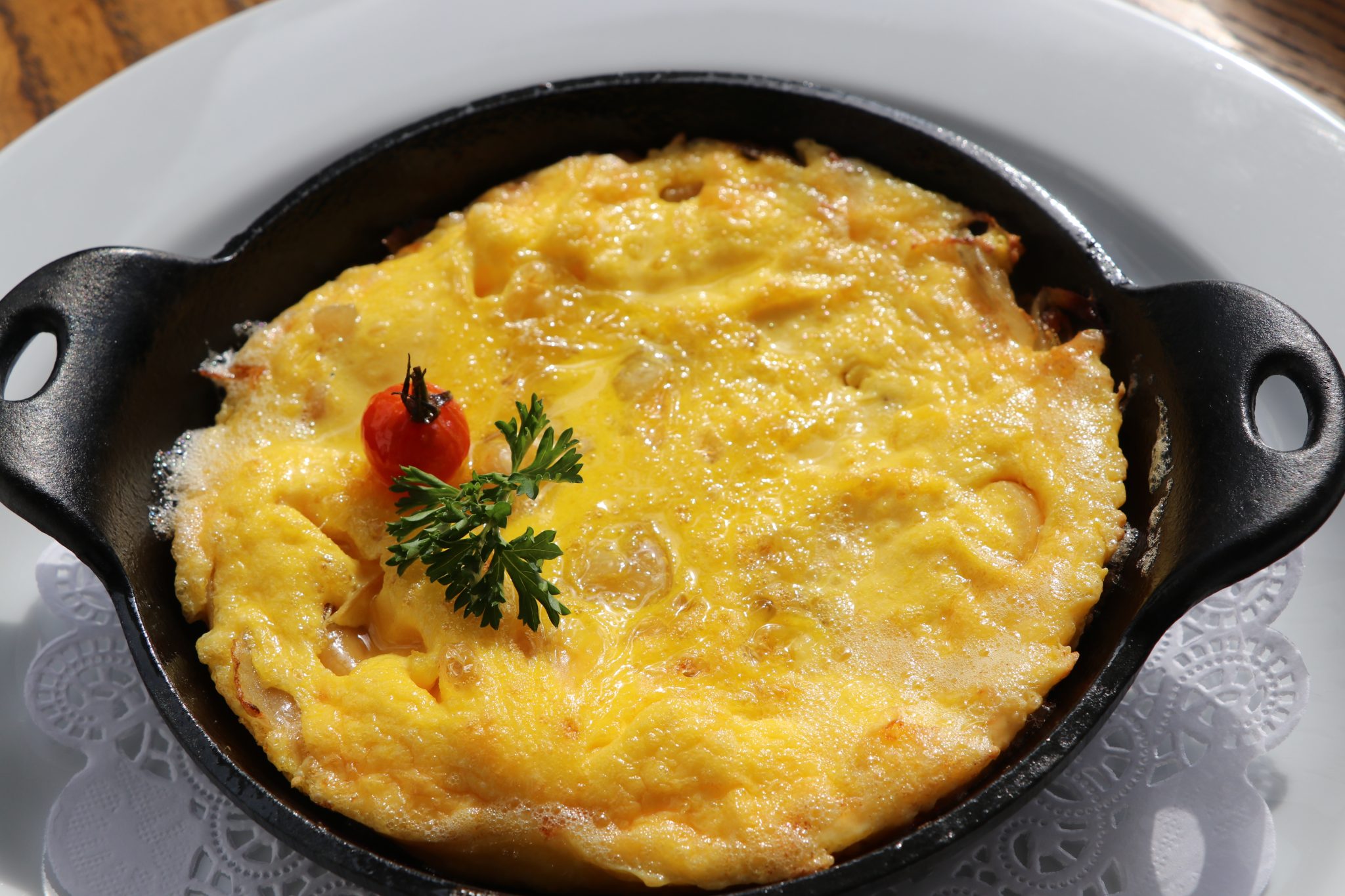 FRITTATA NAPOLETANA WITH ONIONS - ROC Restaurant